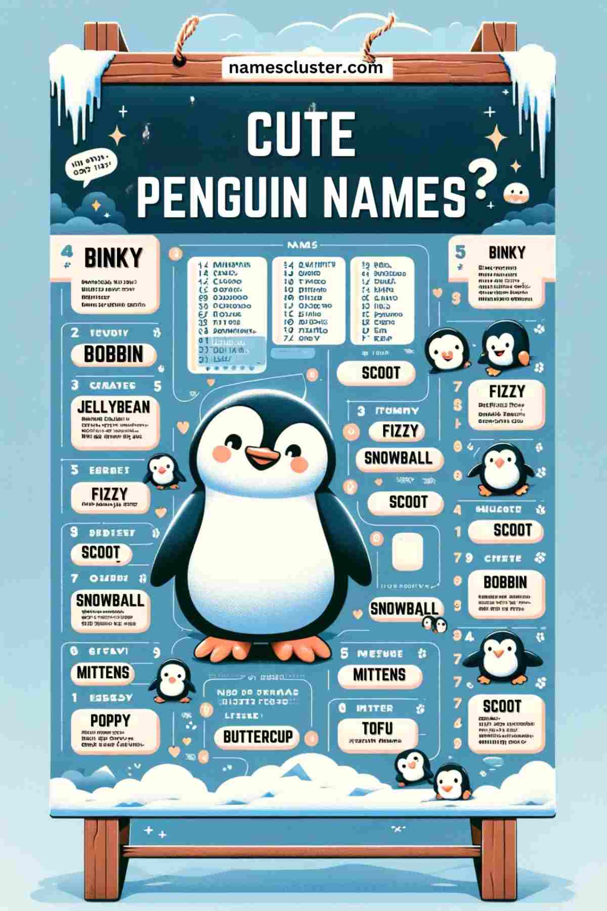 200+ Best Cute funny And Cool Penguin Names