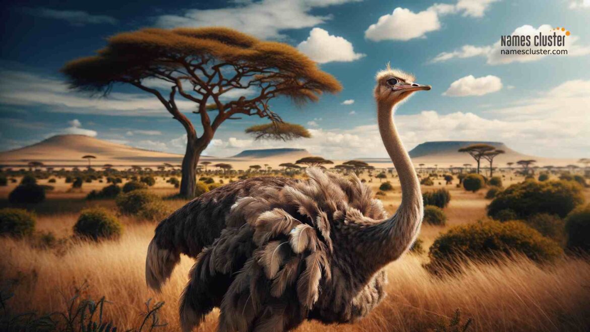 Cute Funny Famous Baby Male and Female Ostrich Names