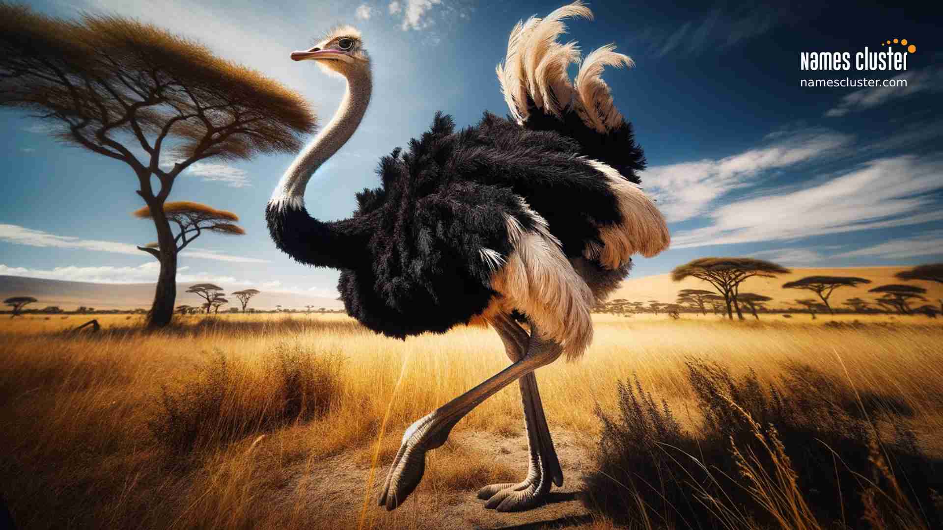 Cute Funny Famous Baby Male and Female Ostrich Names