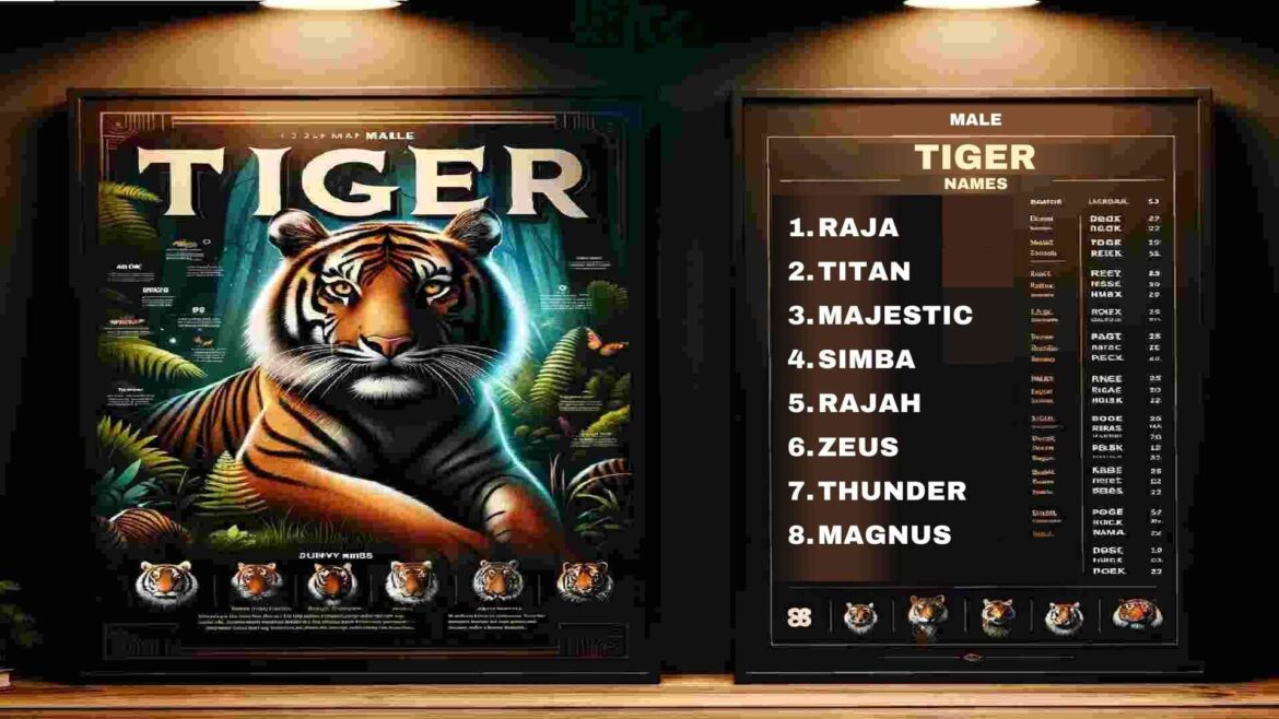 200+ Cool And Unique Tiger Names | Names Cluster