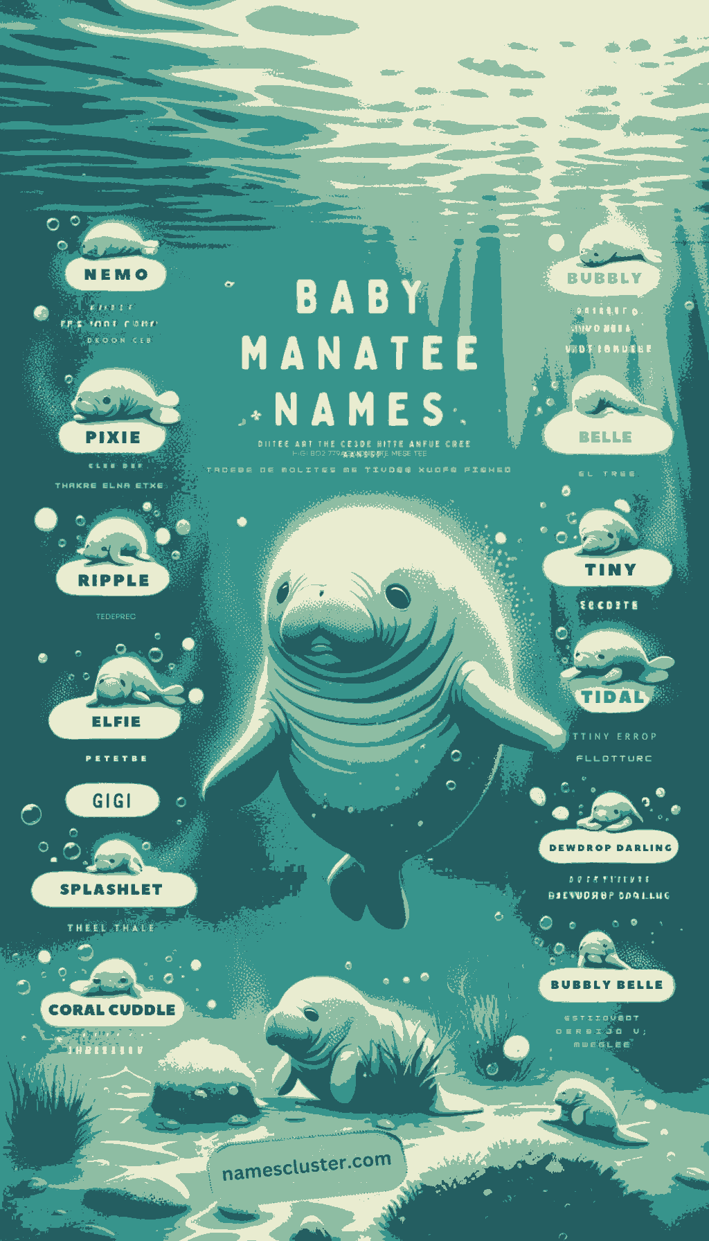 100 Male Female Manatee Names Names Cluster 100 Male Female Manatee Names Names Cluster