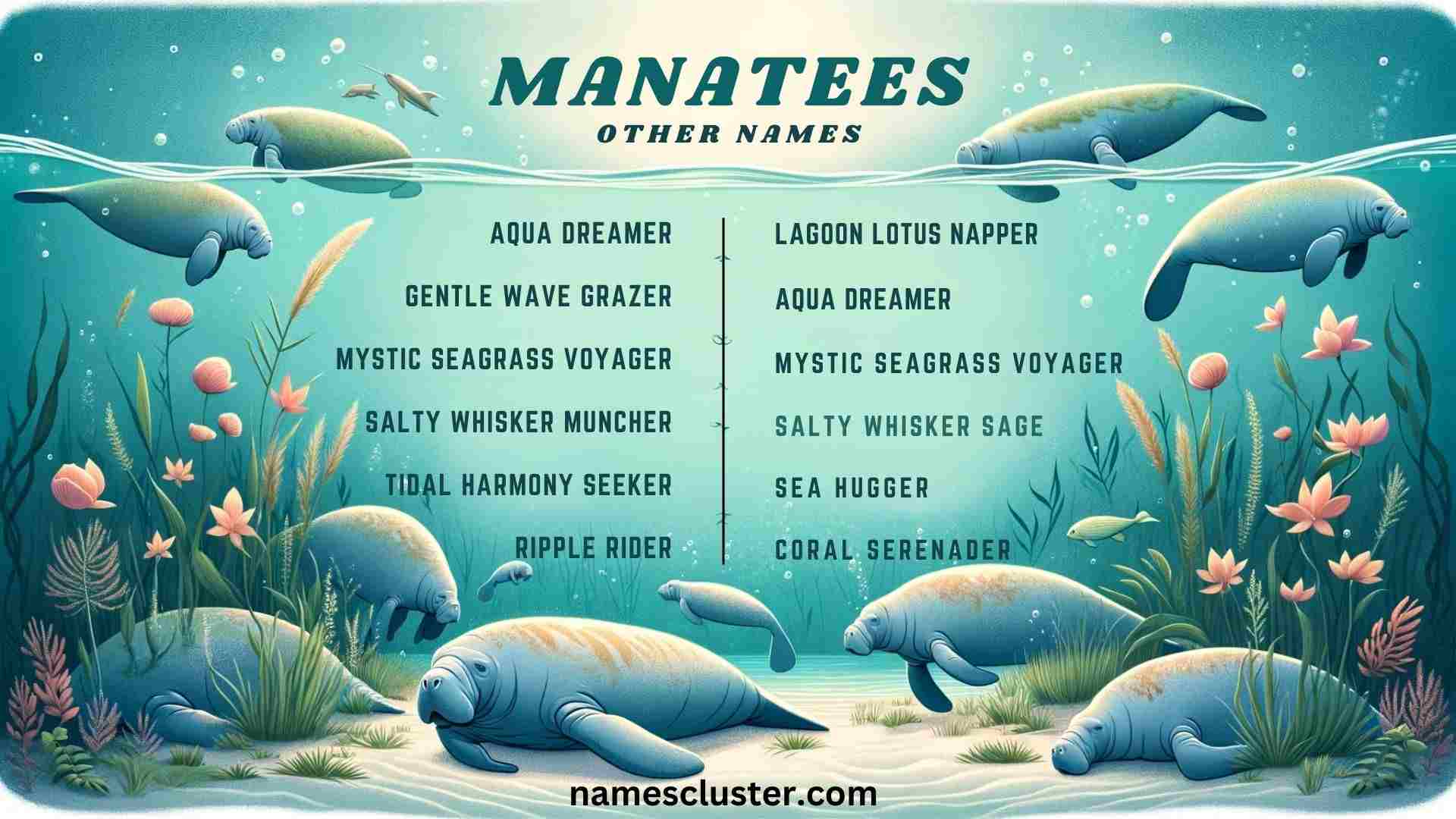100 Male Female Manatee Names Names Cluster 100 Male Female Manatee Names Names Cluster