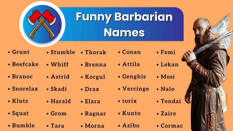 145+ Best Famous Cool and Viking Barbarian Names